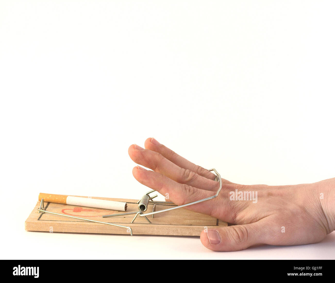 cigarette death tobacco Stock Photo - Alamy