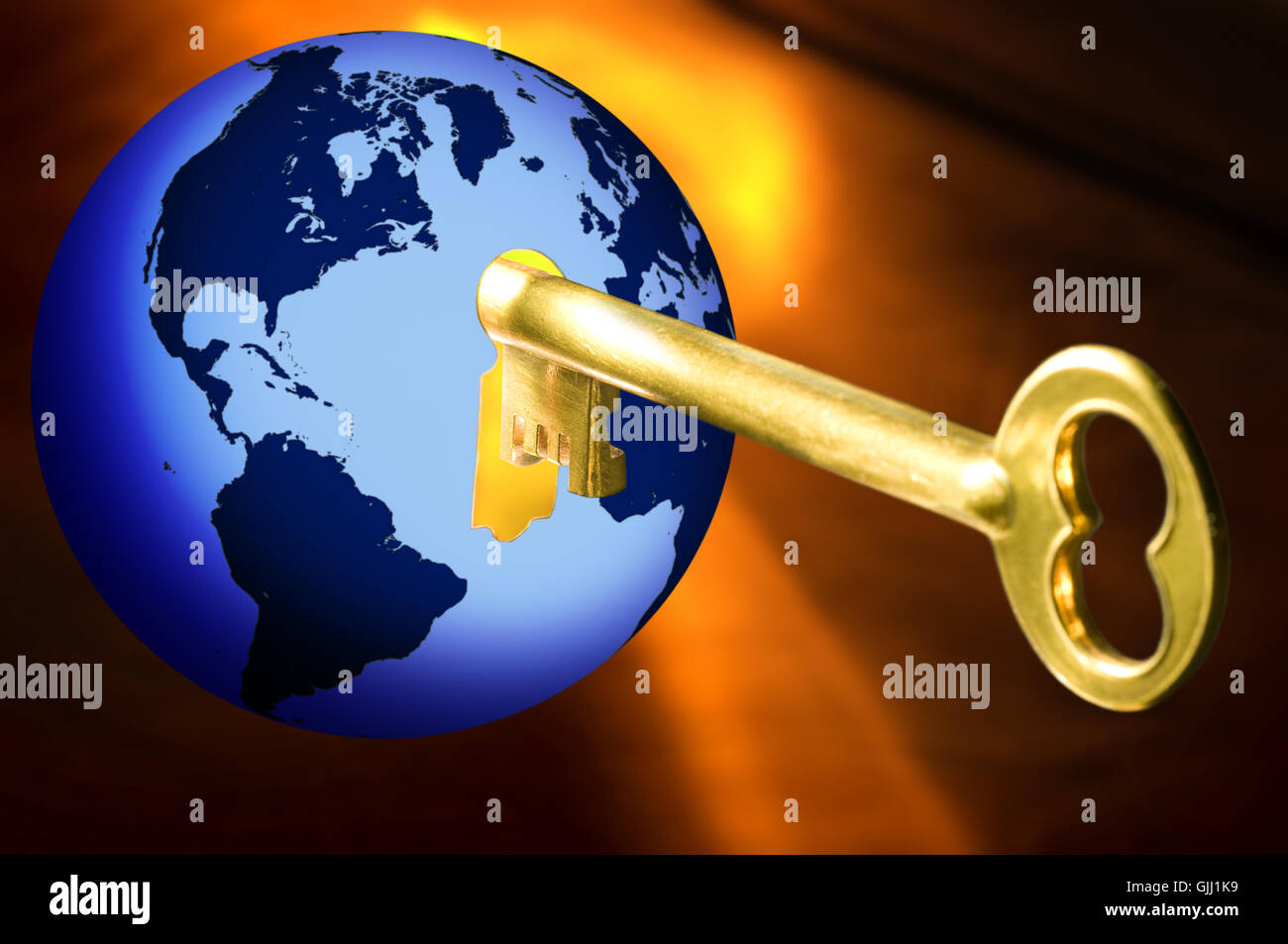 open enter globe Stock Photo - Alamy
