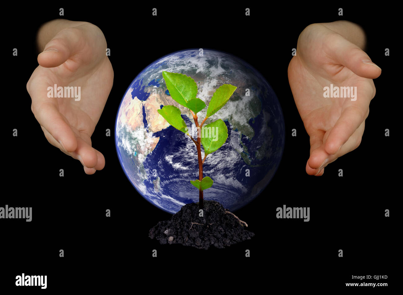 hand hands environment Stock Photo - Alamy