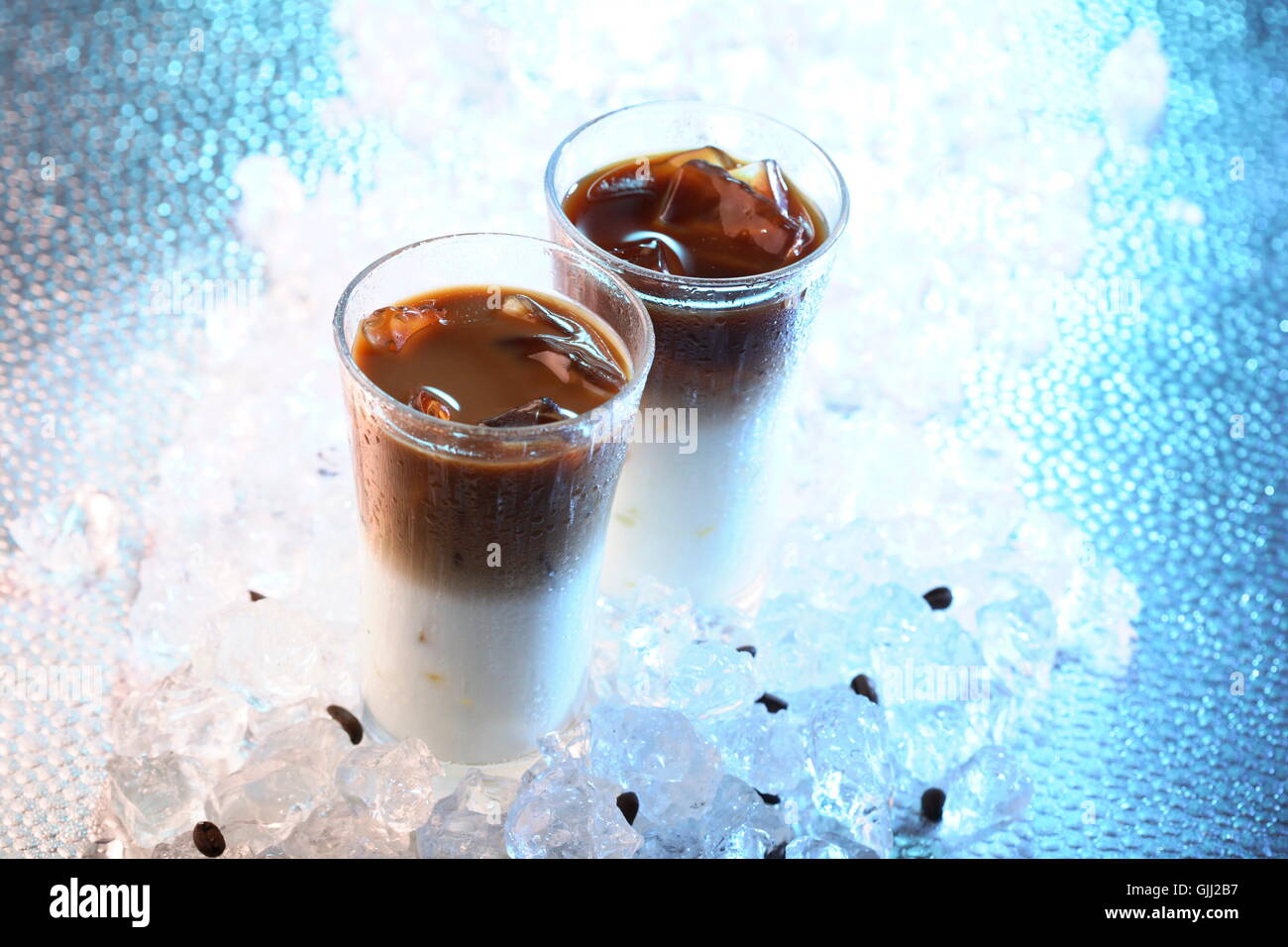 ice-cold coffee enjoyment Stock Photo - Alamy