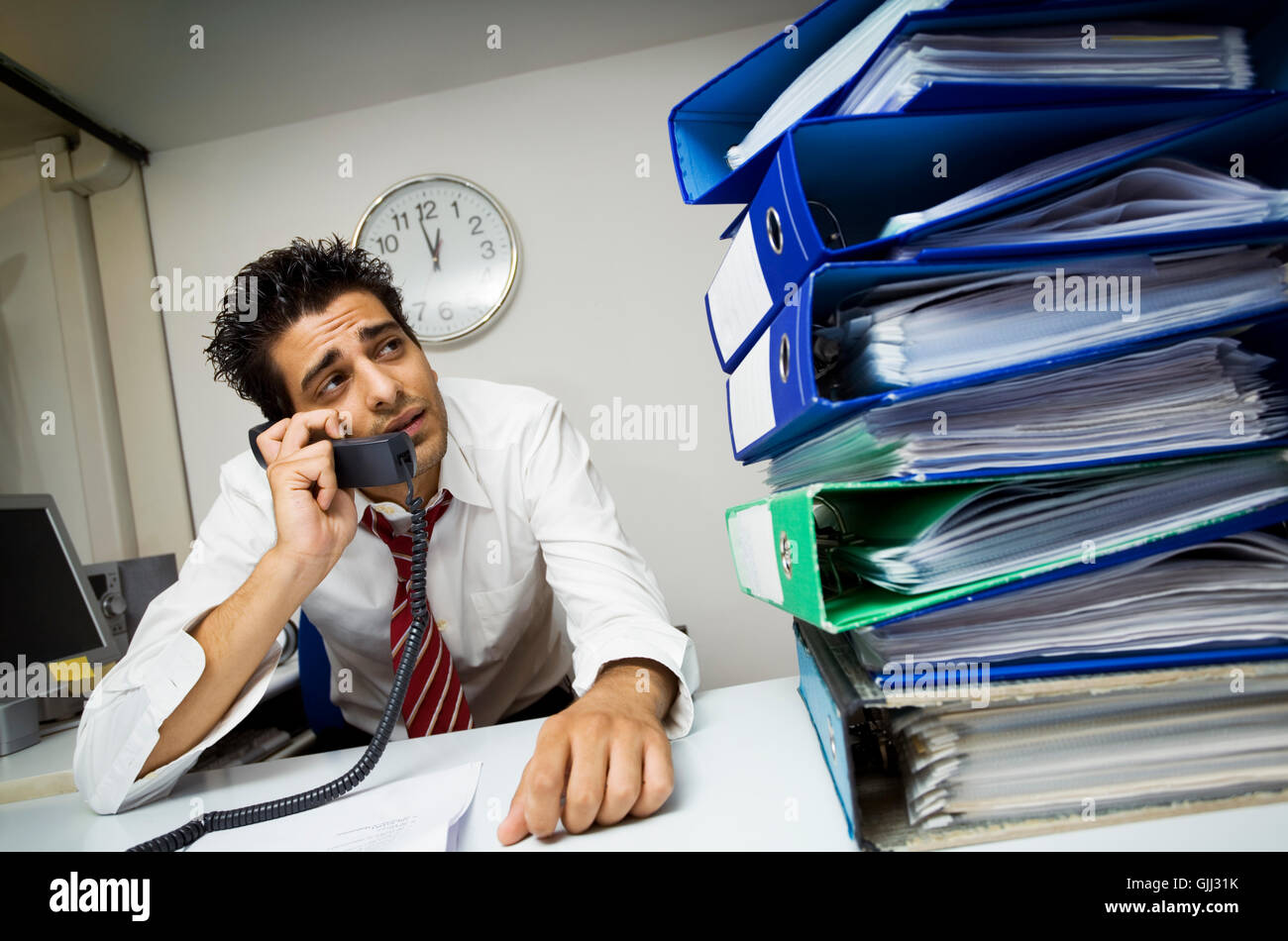 telephone phone frustration Stock Photo - Alamy