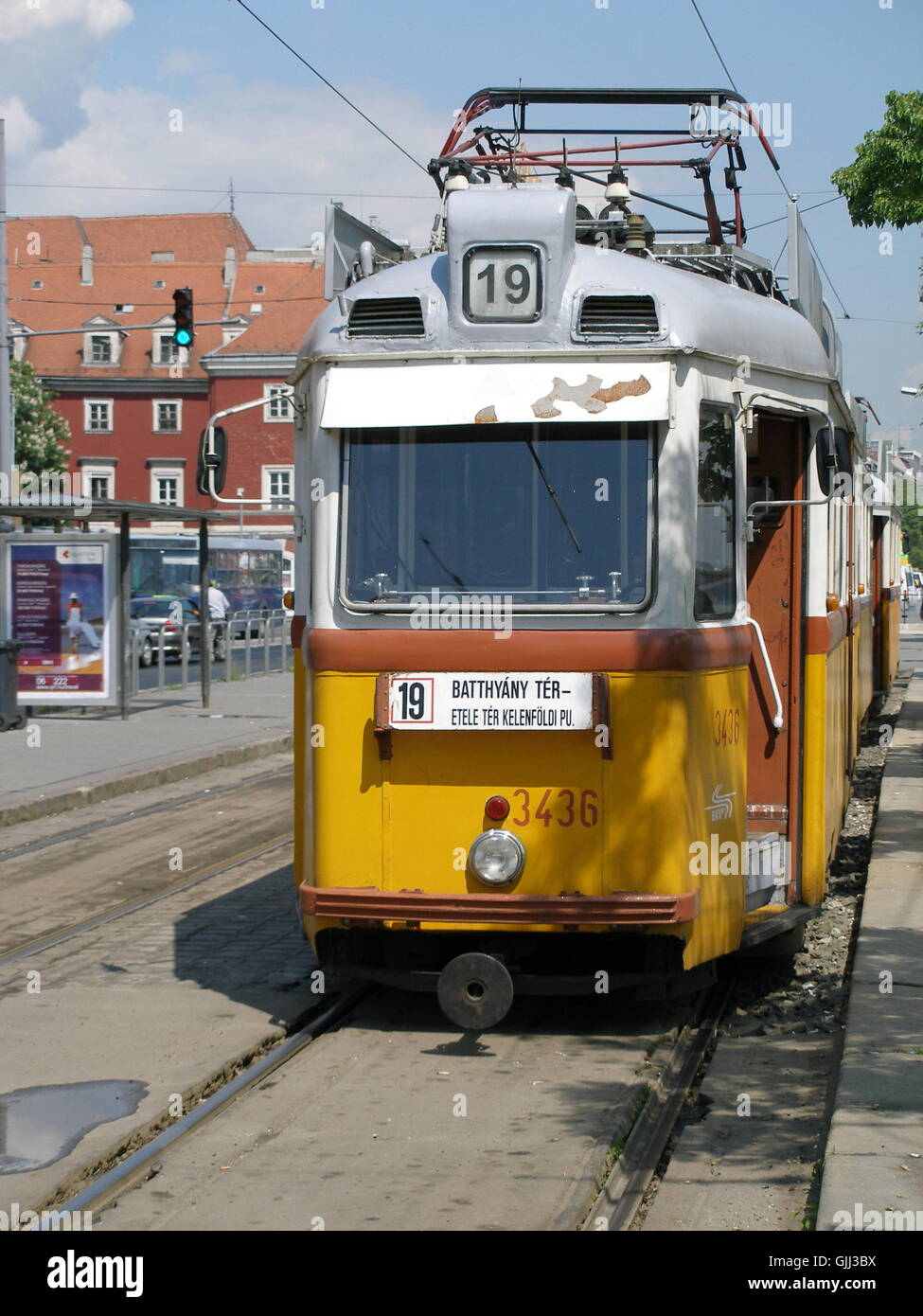budapest tramway railway Stock Photo - Alamy