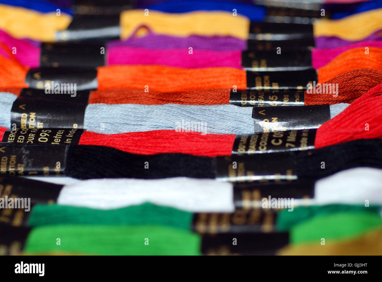 thread skeins cotton Stock Photo - Alamy