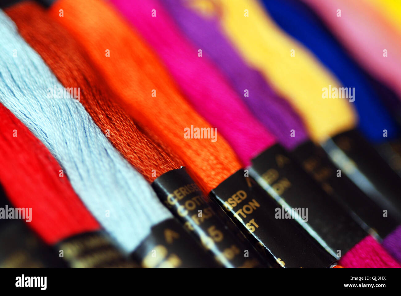 thread skeins cotton Stock Photo - Alamy