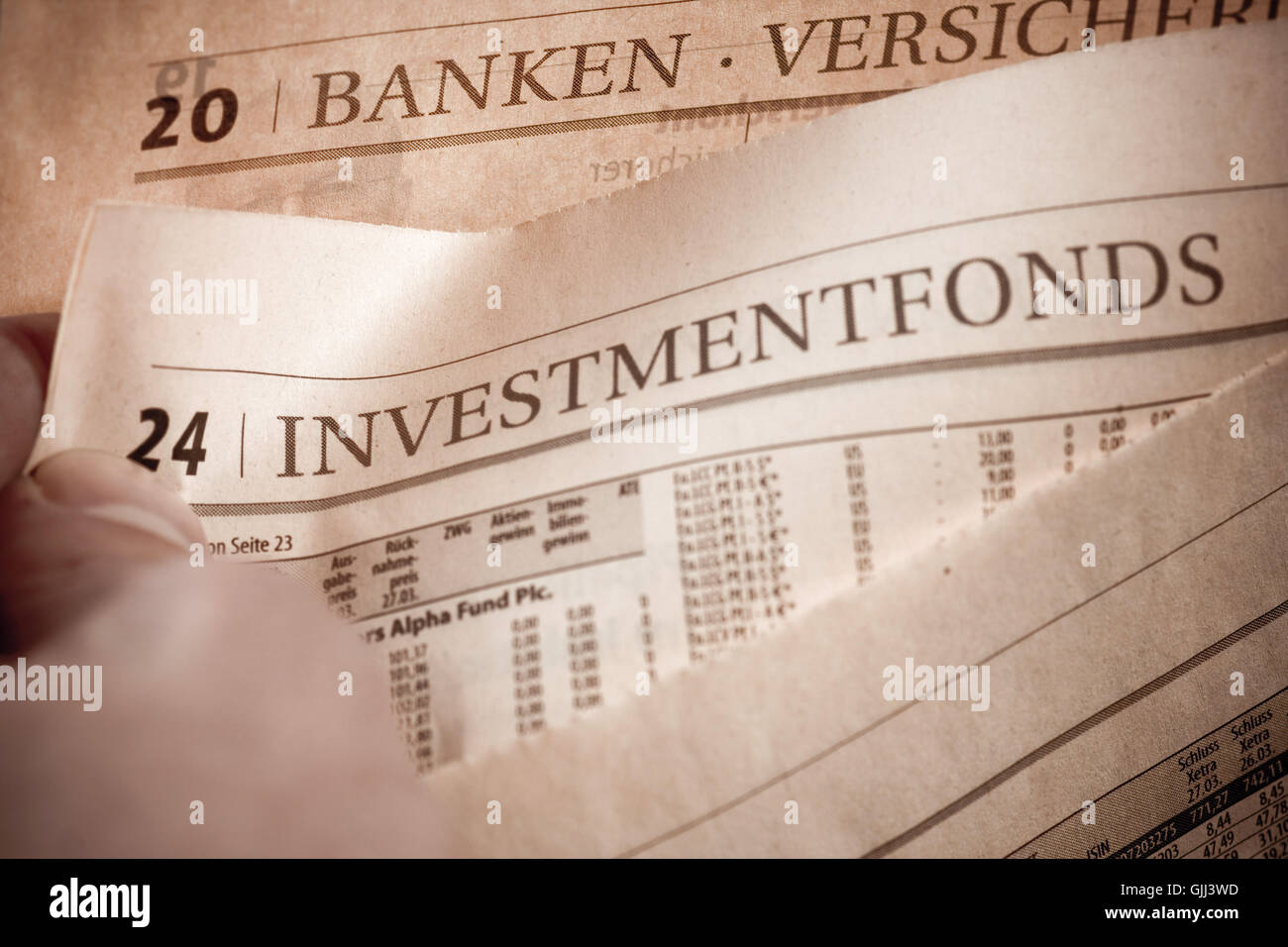 Job newspaper money hi-res stock photography and images - Alamy