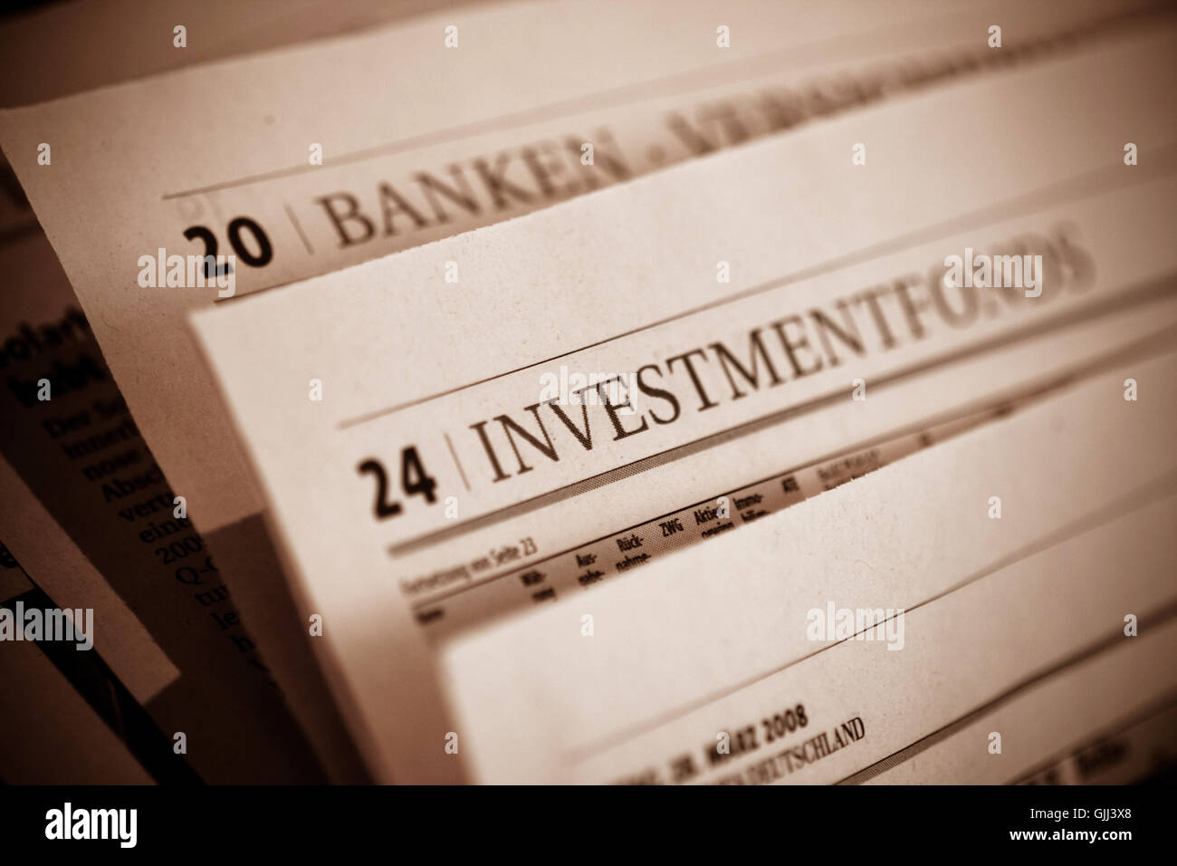 Banks newspaper hi-res stock photography and images - Alamy