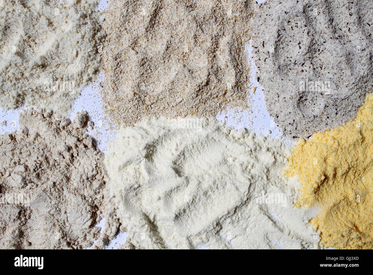 Various types flour hi-res stock photography and images - Alamy