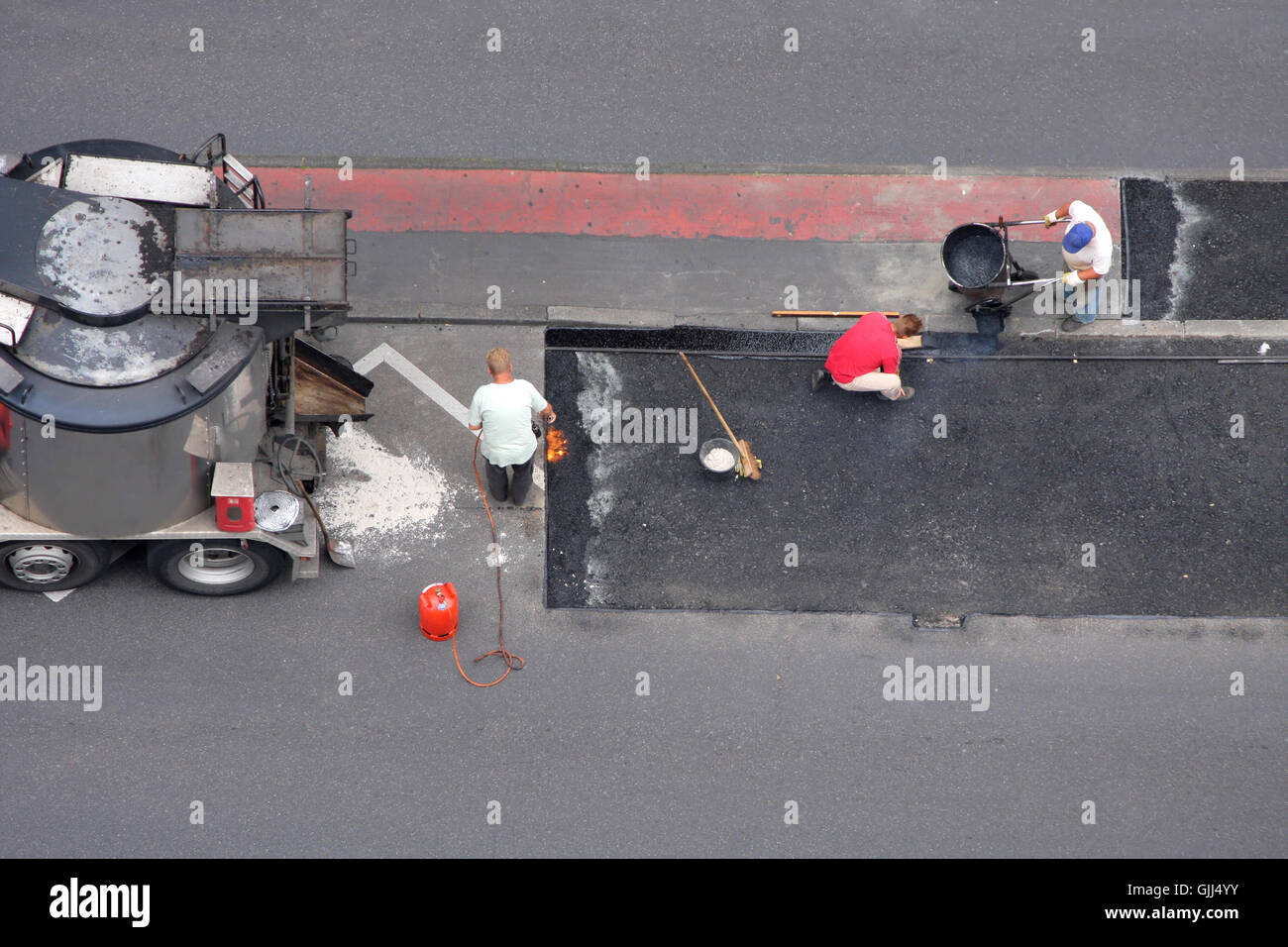 infrastructure tar mend Stock Photo - Alamy