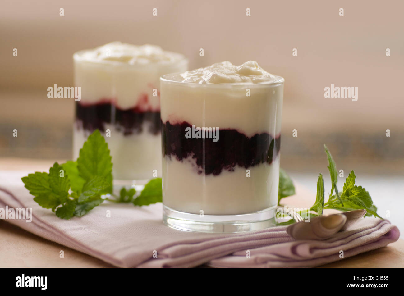 fruit curd curds Stock Photo - Alamy