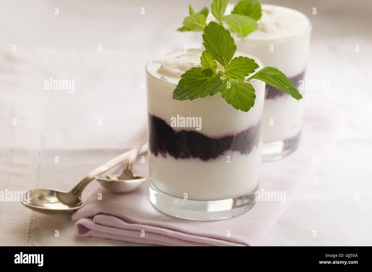 fruit curd curds Stock Photo - Alamy