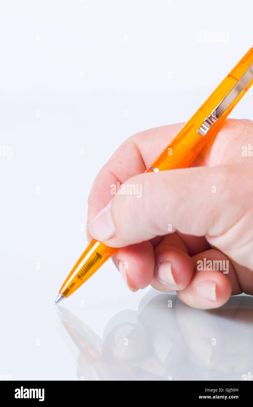 hand write wrote Stock Photo - Alamy