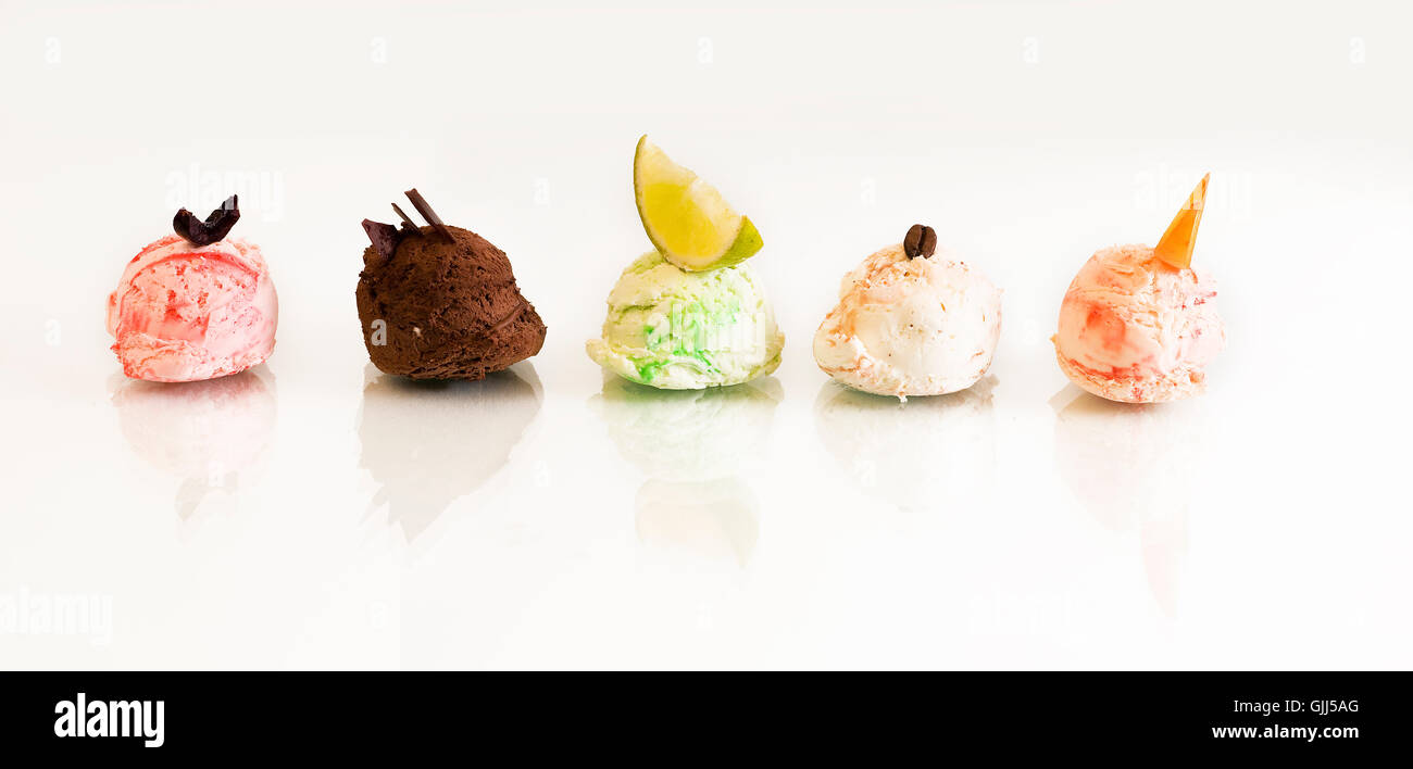 fruit fruity ice cream Stock Photo - Alamy