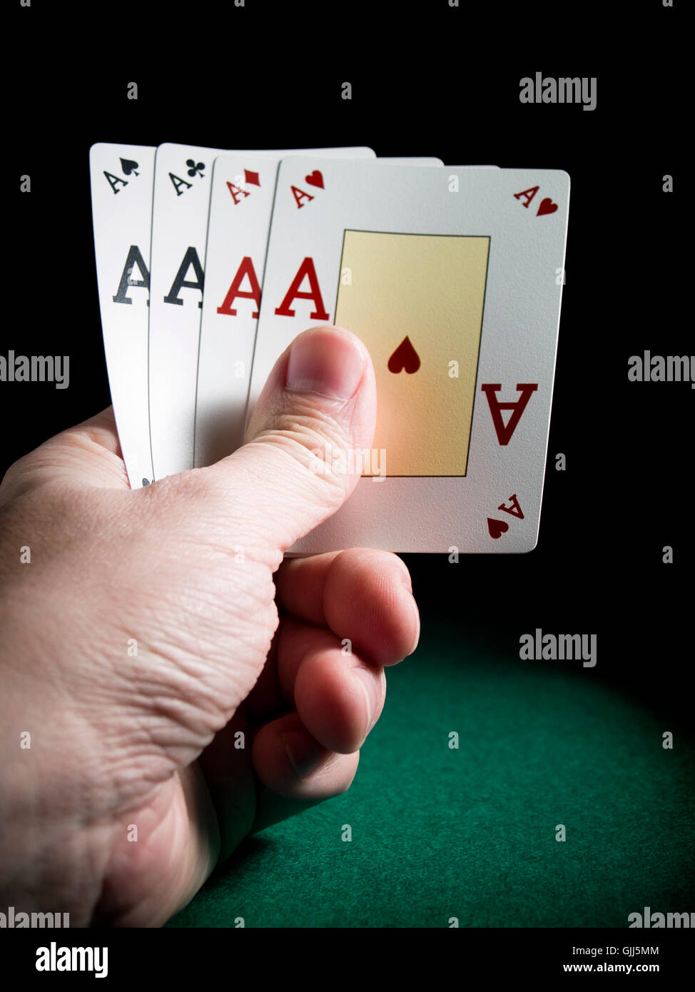four aces bet Stock Photo - Alamy