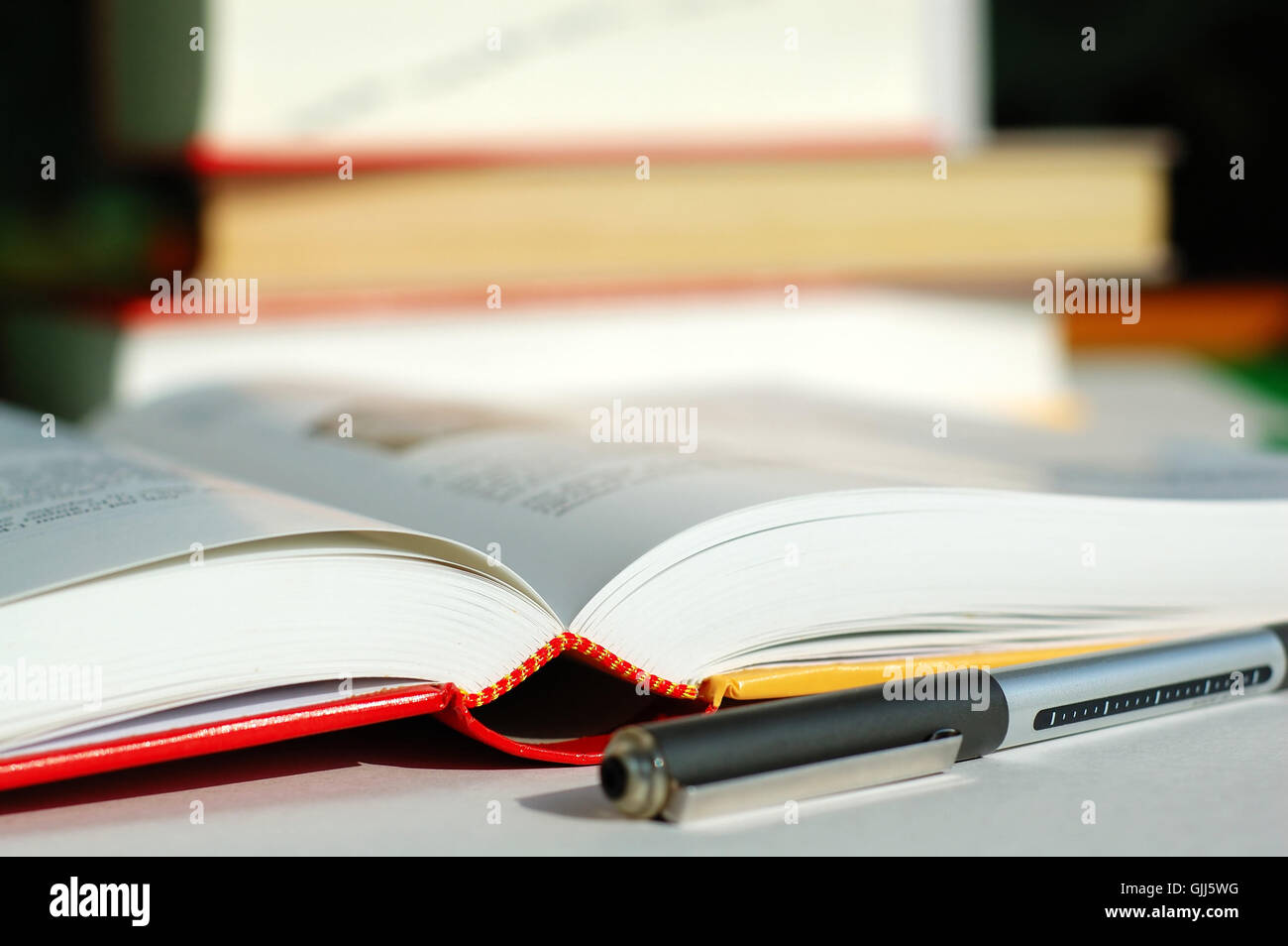 open documents books Stock Photo - Alamy