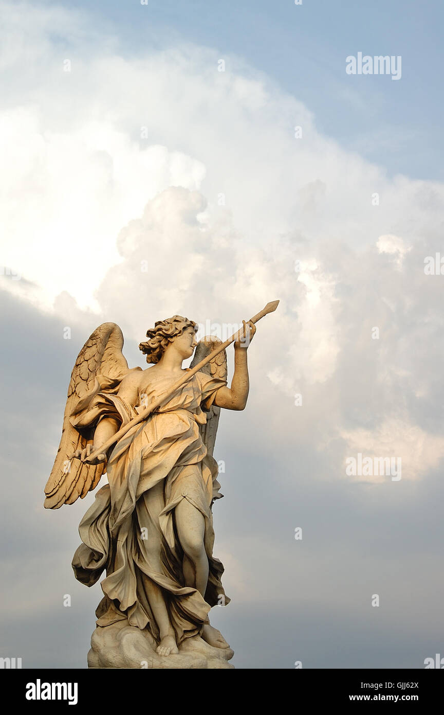 Rome roma angel Stock Photo - Alamy