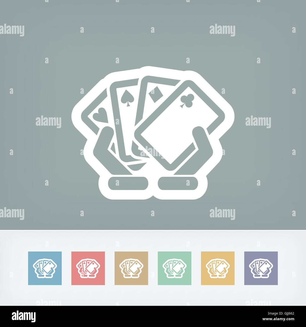 Poker game icon Stock Vector Image & Art - Alamy