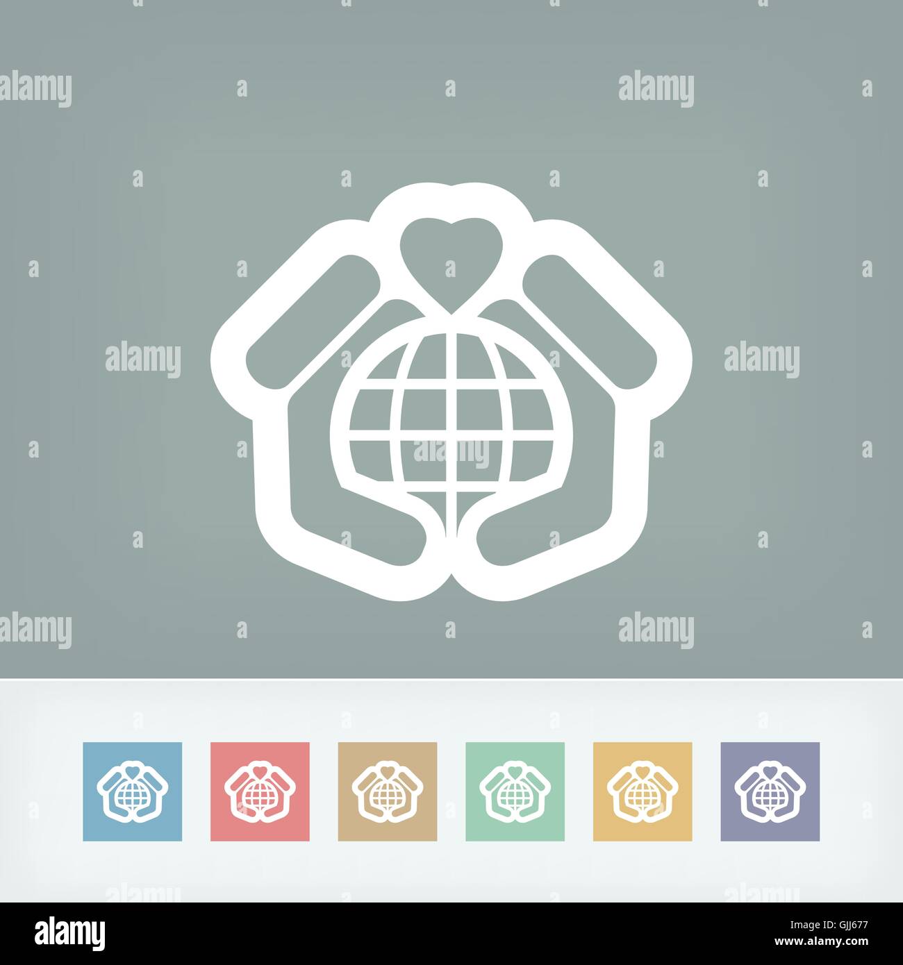 World love icon Stock Vector Image & Art - Alamy