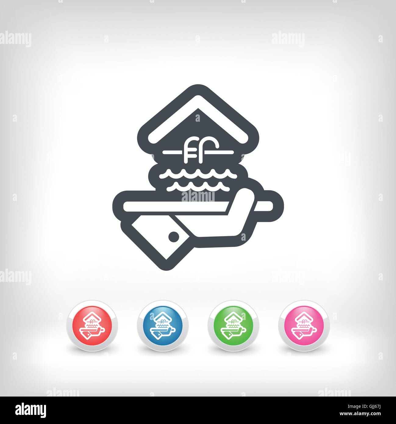 Hotel icon. Swimming Pool Stock Vector Image & Art - Alamy