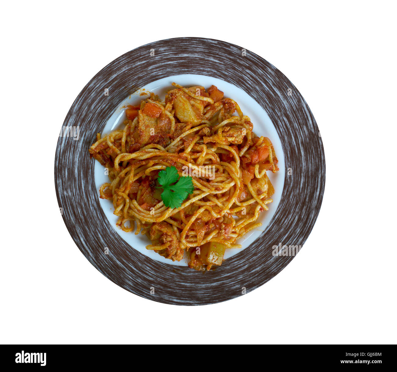 Spaghetti meat sauce - al ragu di manzo Stock Photo - Alamy