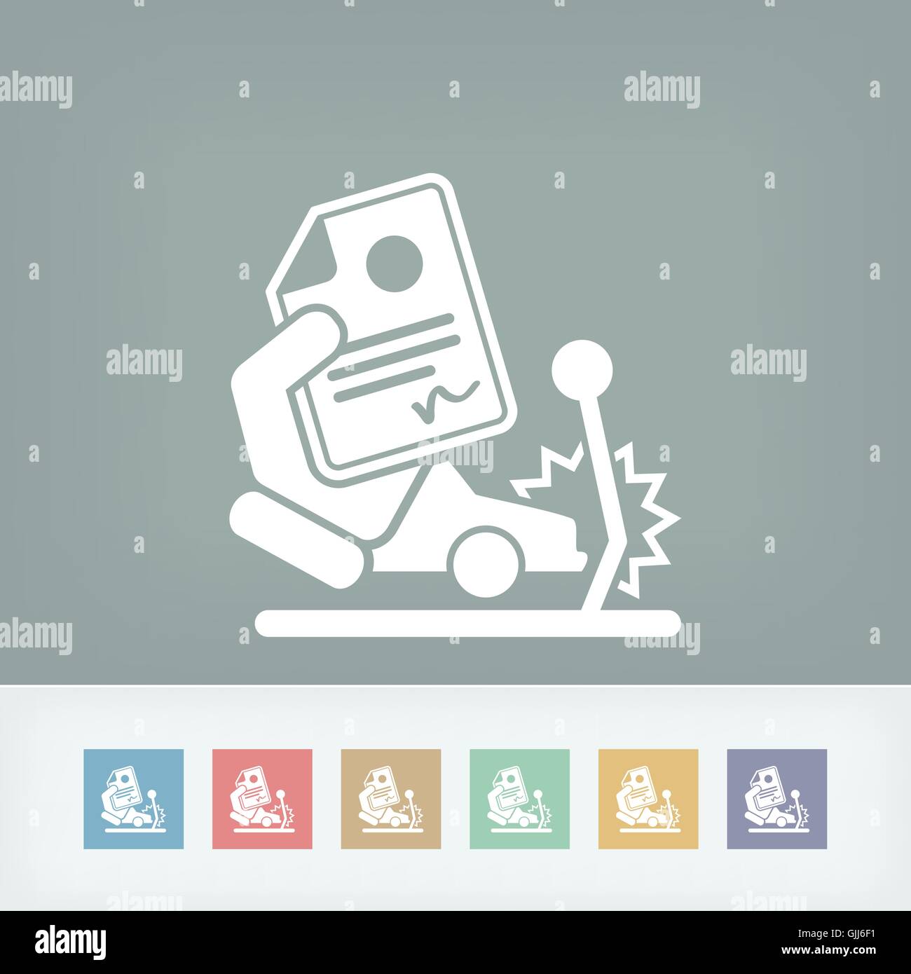 Car crash insurance Stock Vector Image & Art - Alamy