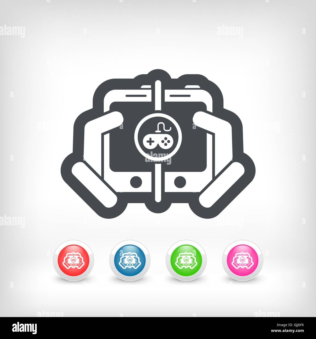 Digital touch screen console Stock Vector Images - Alamy