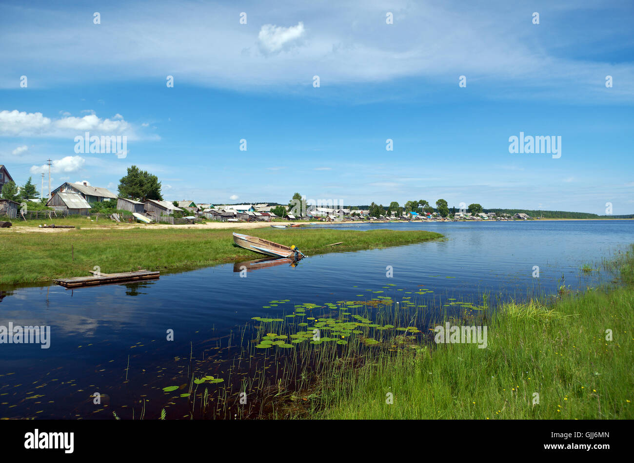 Lake Kenozero . Arkhangelsk region, Russia Stock Photo - Alamy