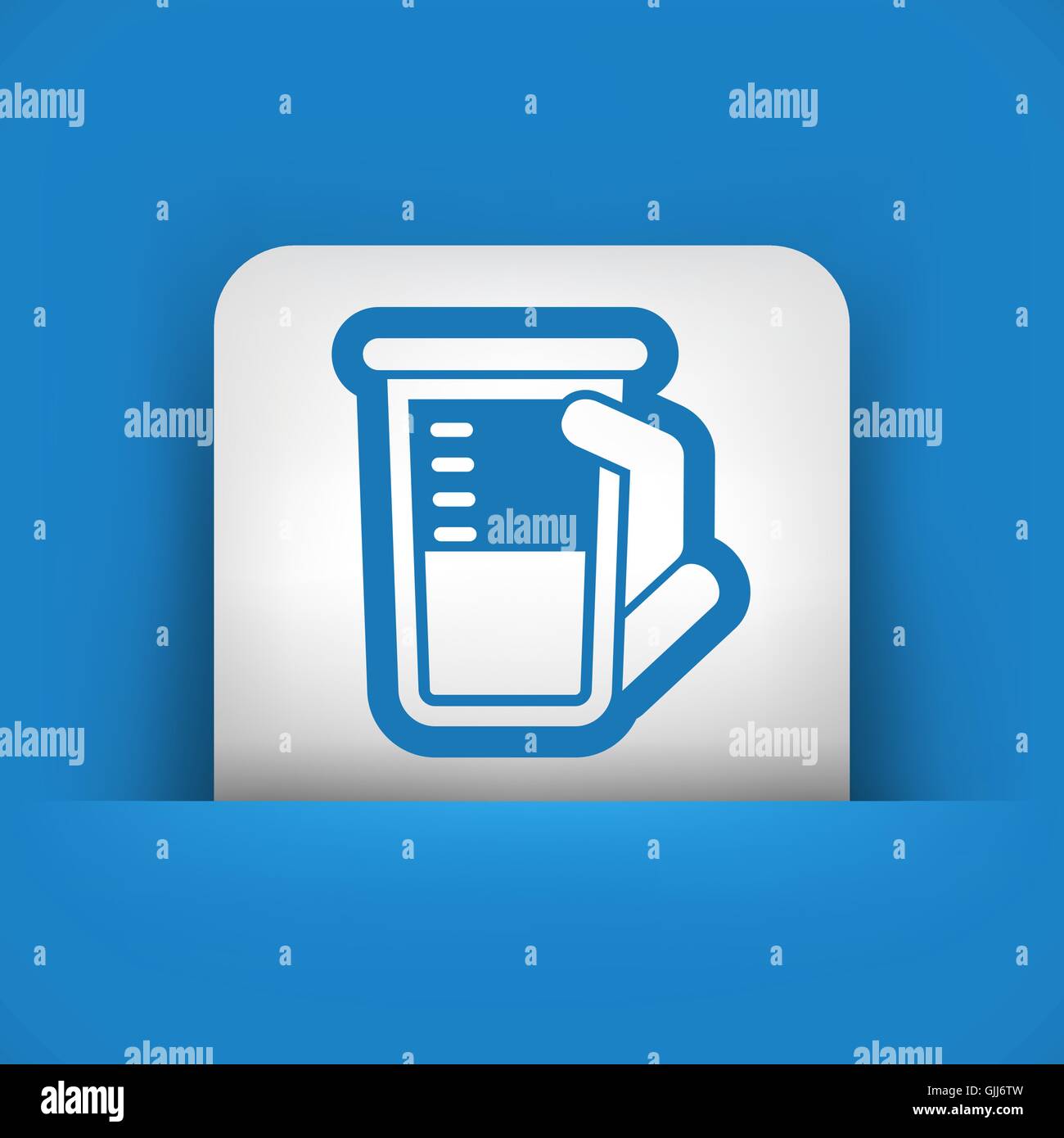 Science lab experiment beaker Stock Vector Images - Alamy