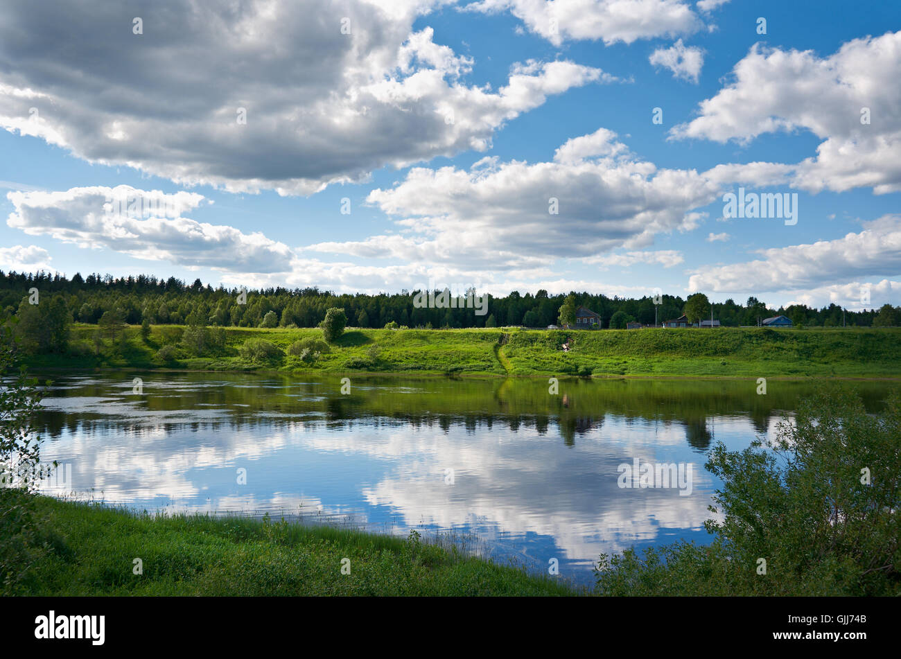 Ken River Valley.Arkhangelsk region, Russia Stock Photo - Alamy