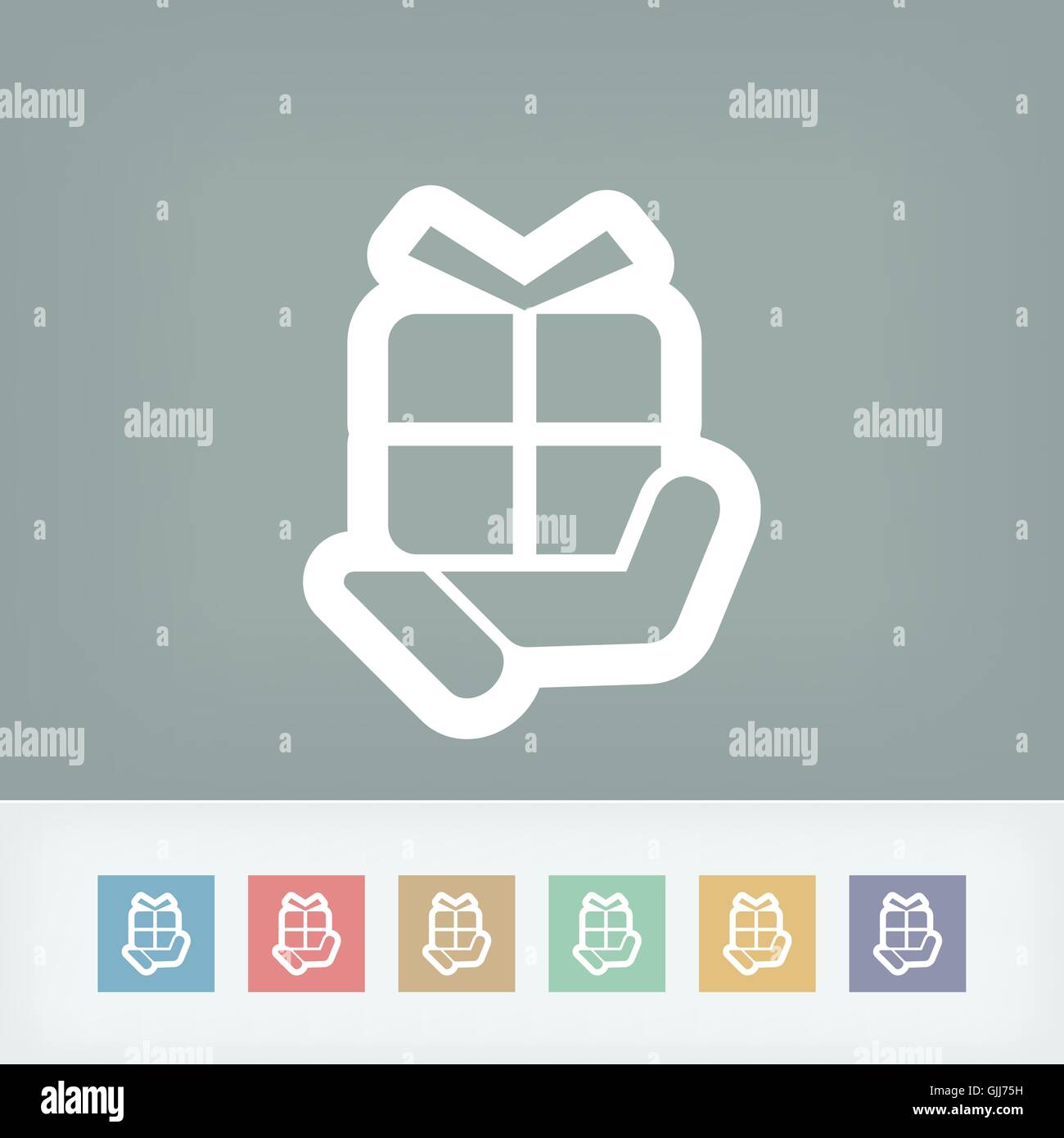 Handing a gift Stock Vector Image & Art - Alamy