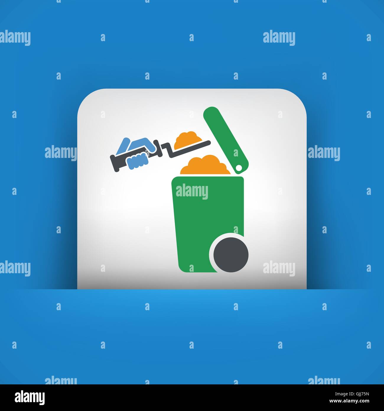 Separate waste collection icon Stock Vector Image & Art - Alamy
