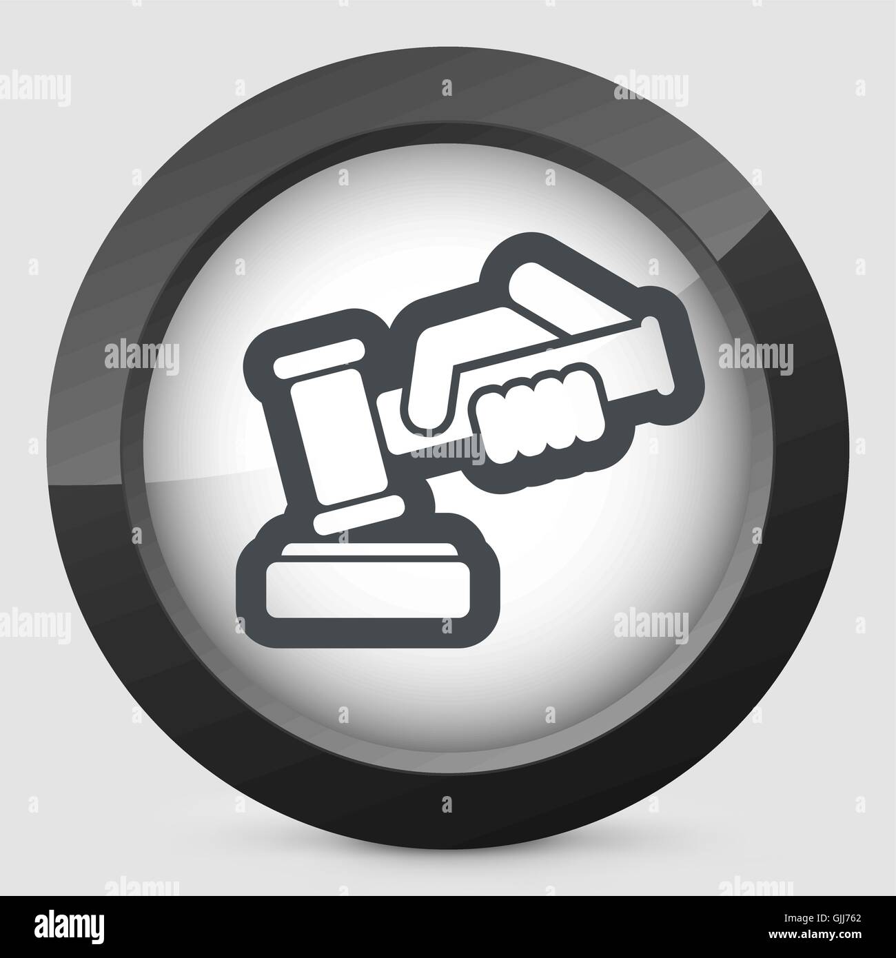 Hammer judge icon Stock Vector Image & Art - Alamy