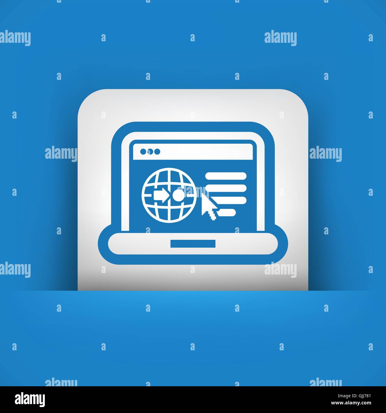 Internet map icon Stock Vector Image & Art - Alamy