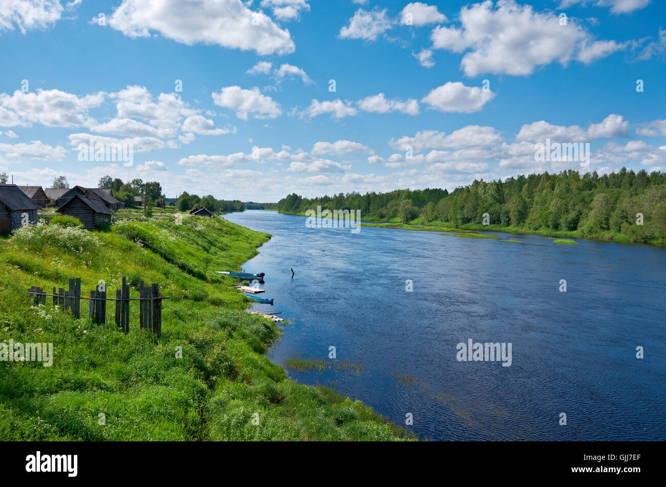 Ken River Valley.Arkhangelsk region, Russia Stock Photo - Alamy