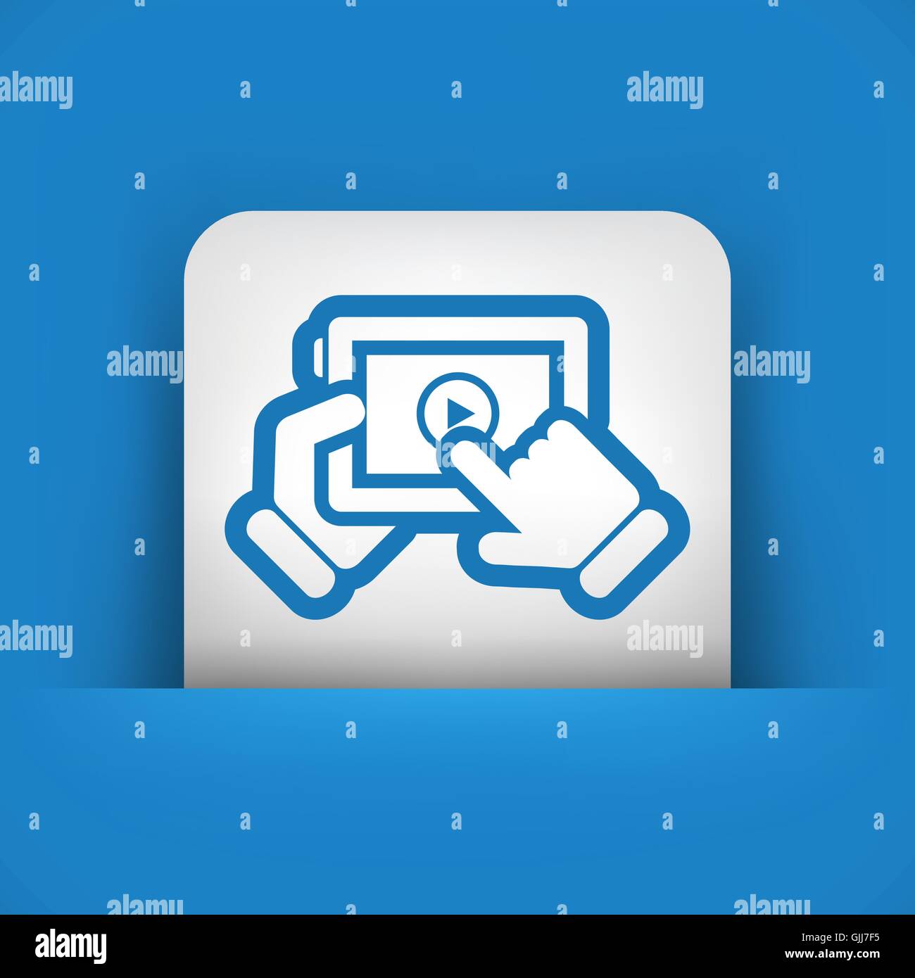 Multimedia player icon Stock Vector Image & Art - Alamy