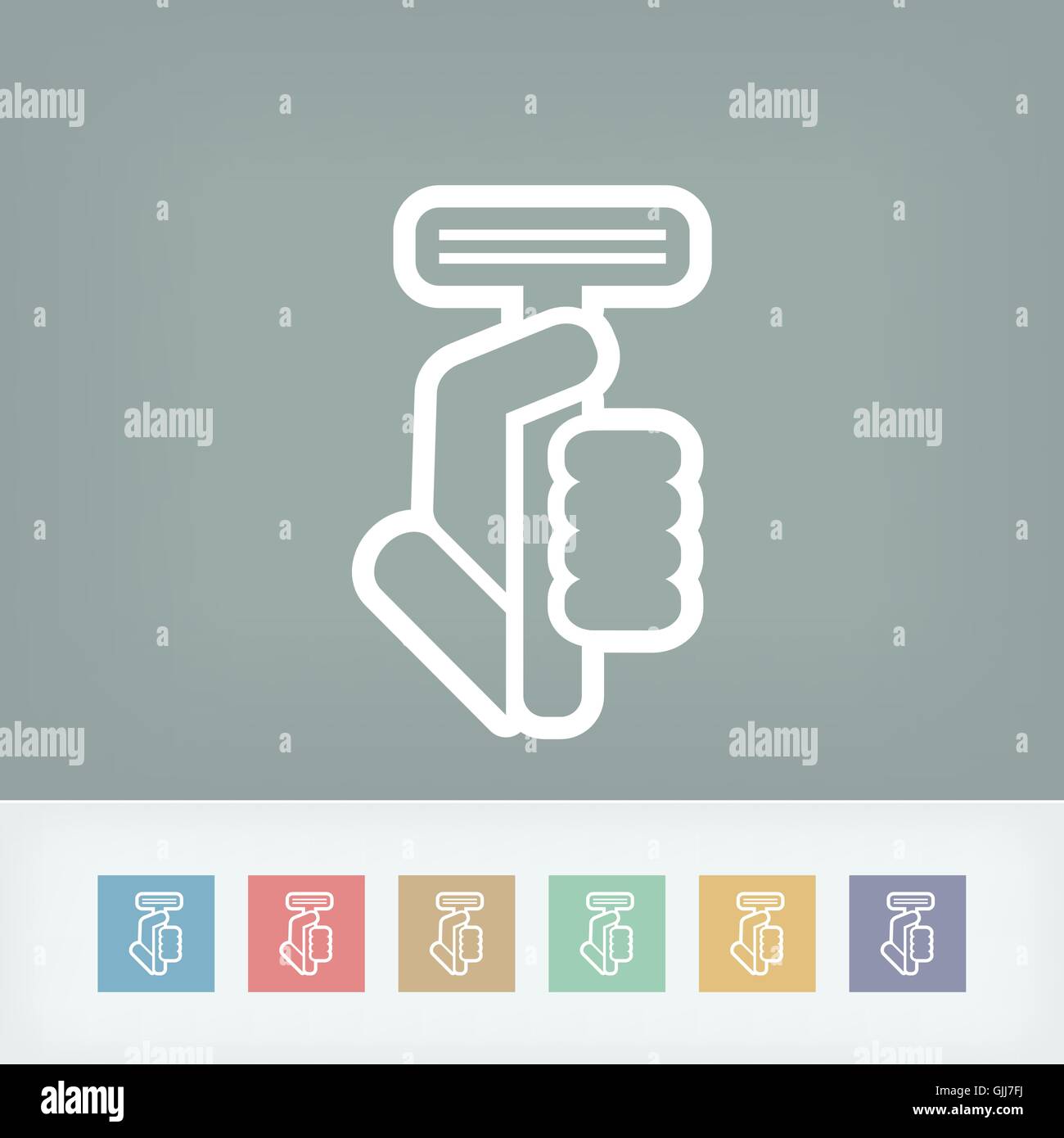 Razor icon Stock Vector Images - Alamy