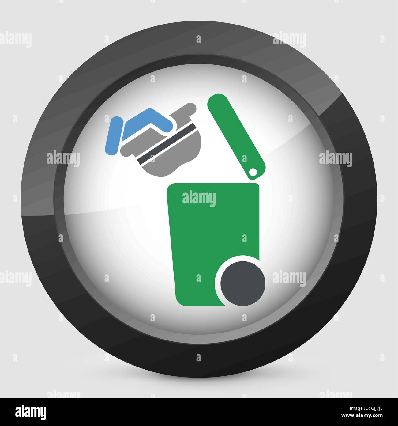 Separate waste collection icon Stock Vector Image & Art - Alamy