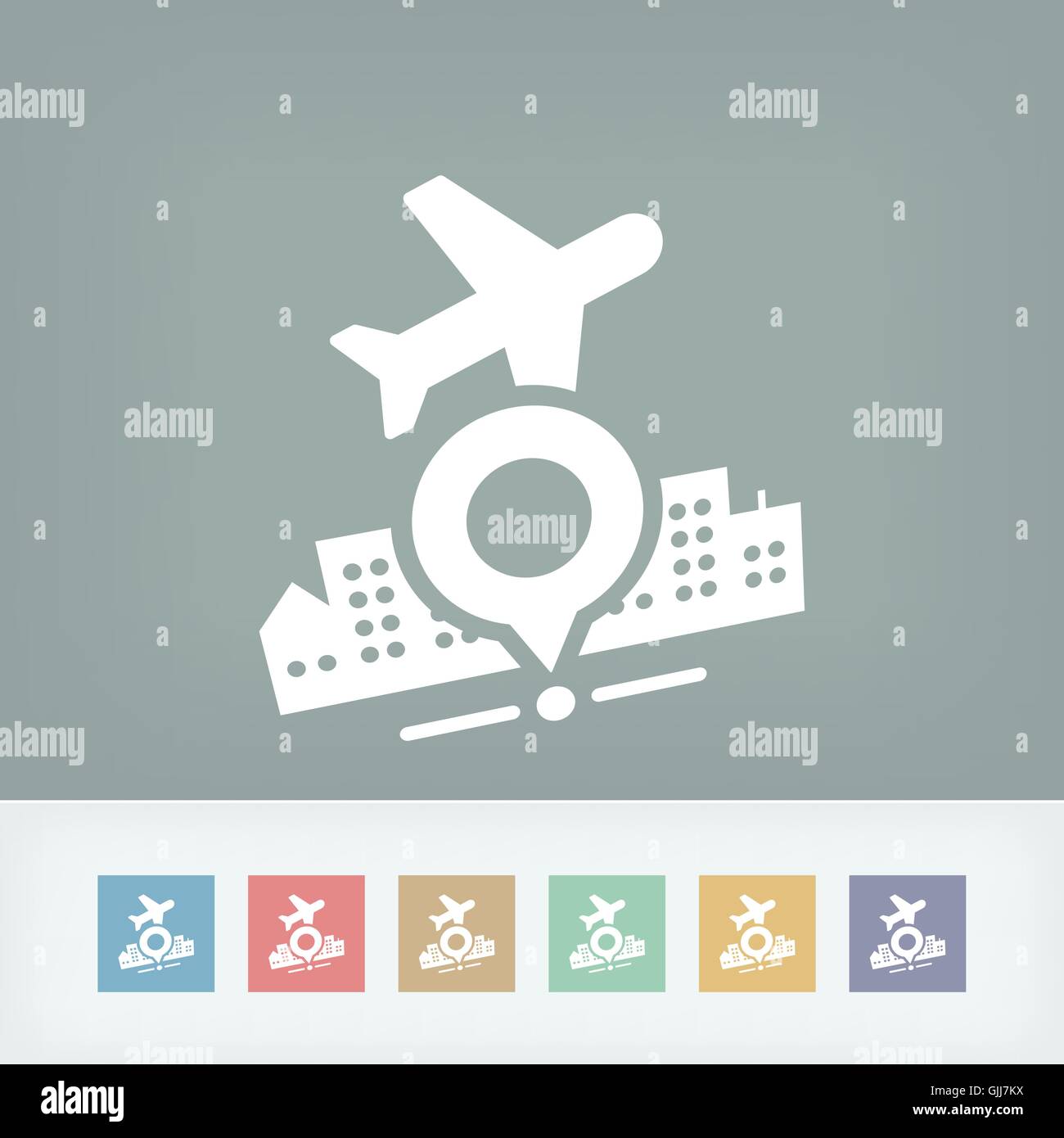 Delivery point sign Stock Vector Images - Alamy