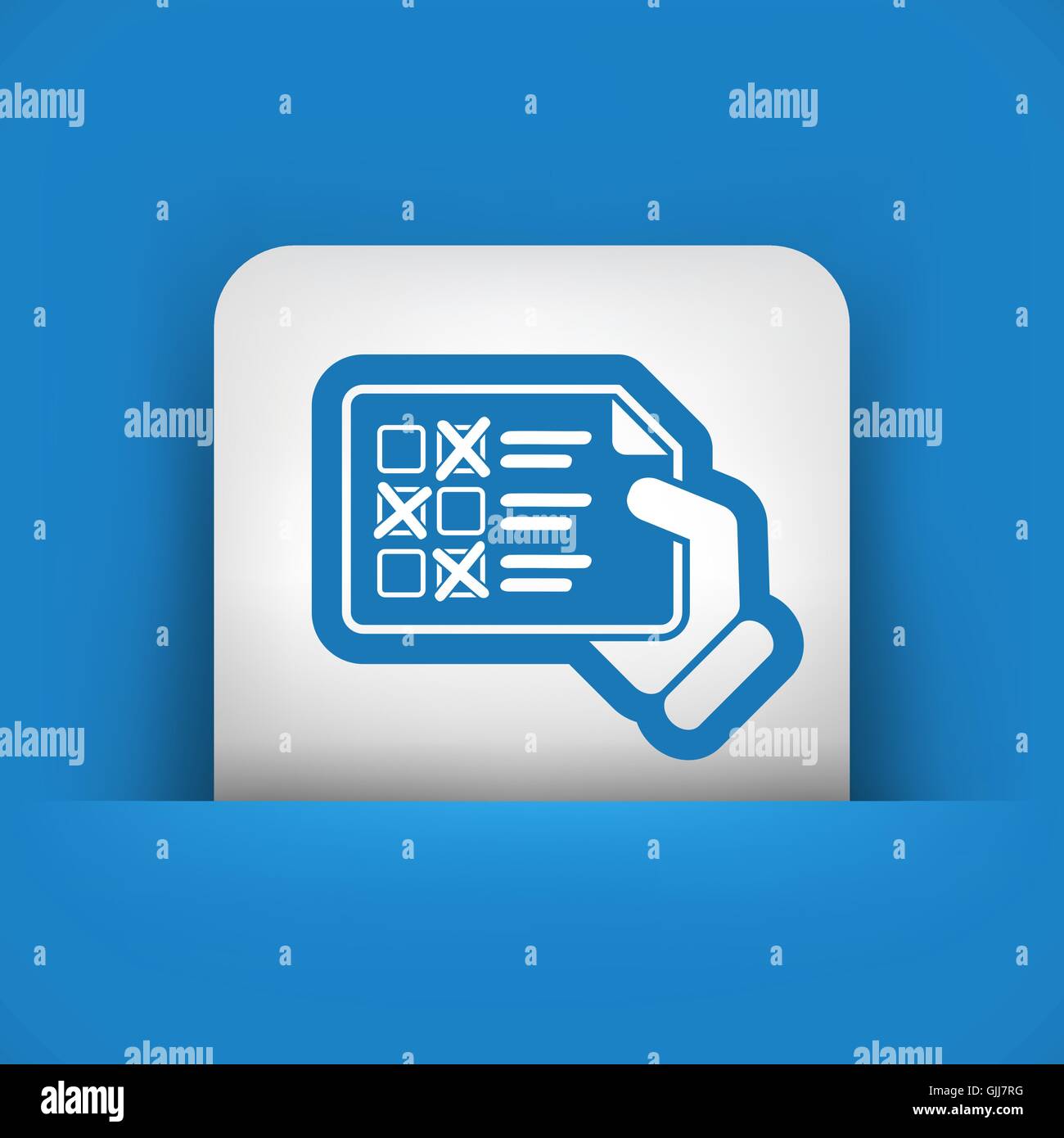 Multiple Choice Test Form Stock Vector Images - Alamy