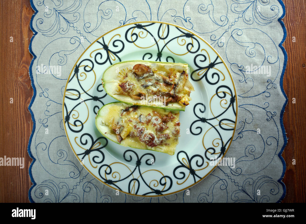 Lebanese Stuffed Kusa Squash.made in, Egypt, Syria, Lebanon, Palestine ...