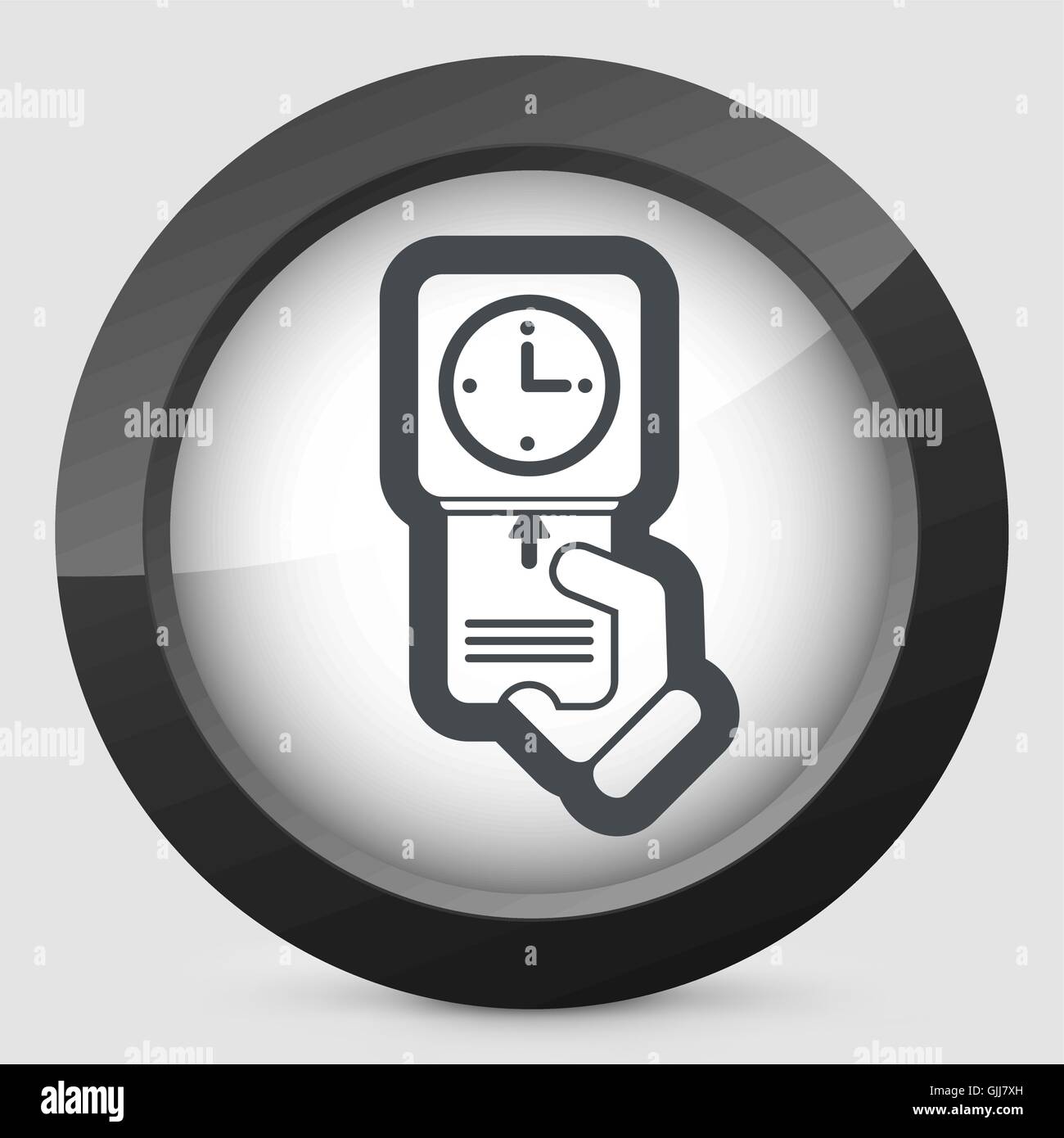 Timecard in machine hi-res stock photography and images - Alamy