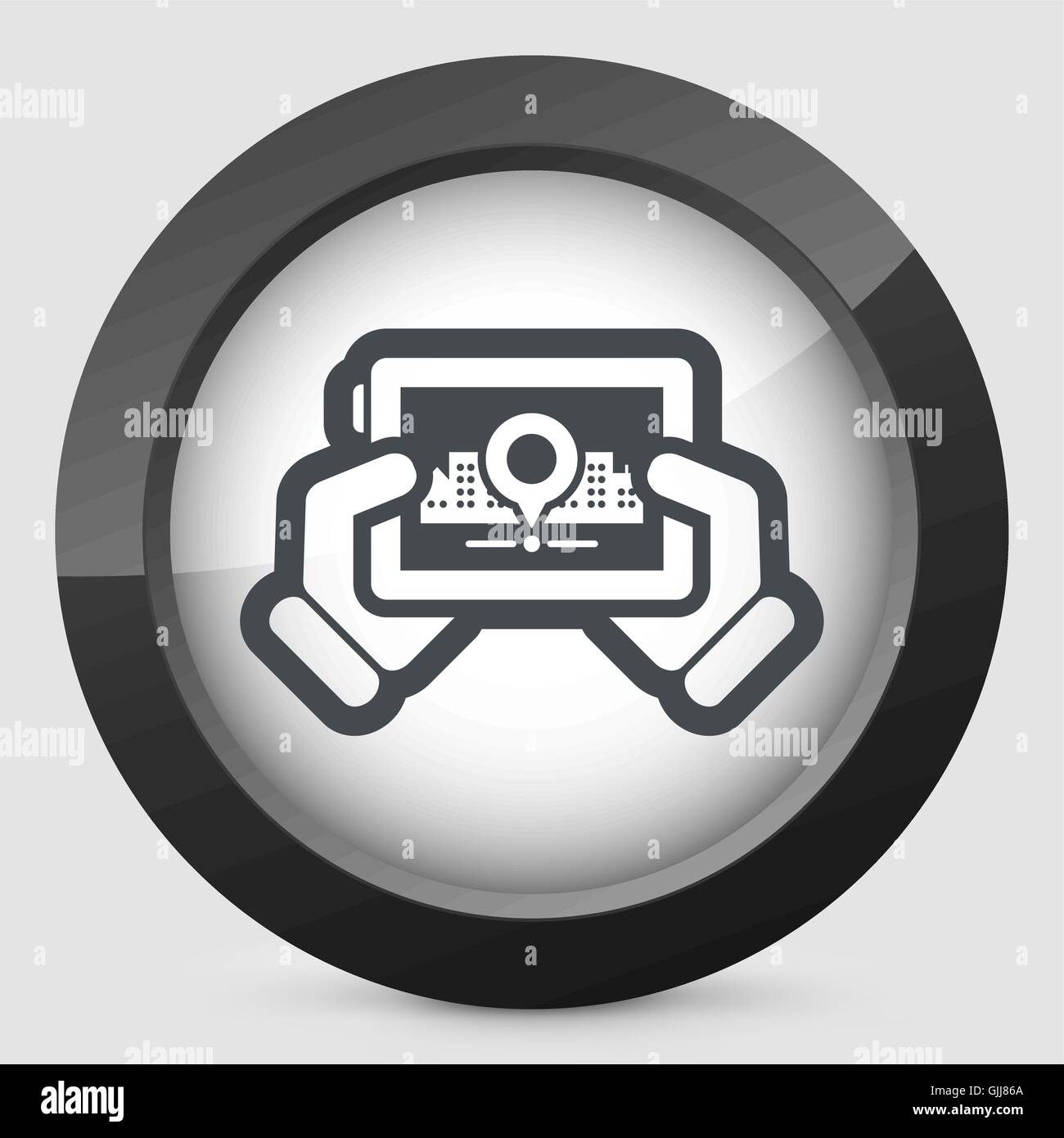 City map icon Stock Vector Image & Art - Alamy