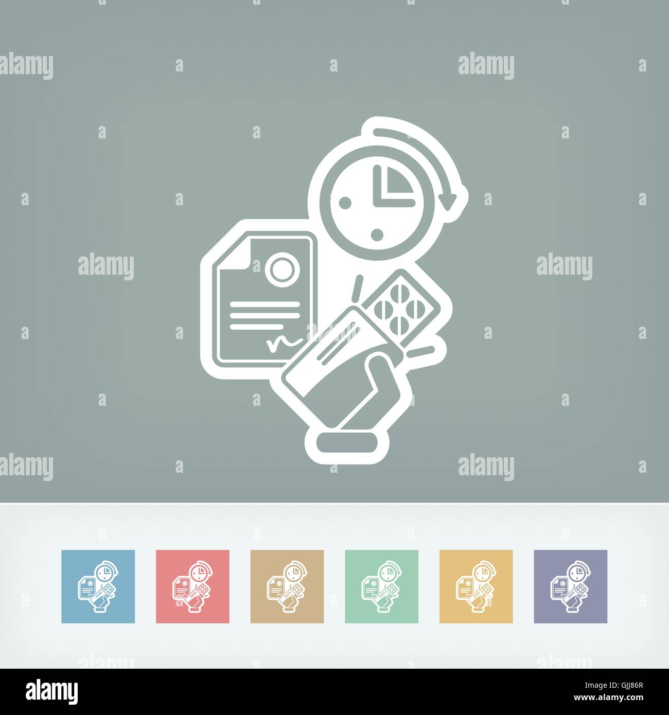 Doctor prescribing drug Stock Vector Images - Alamy