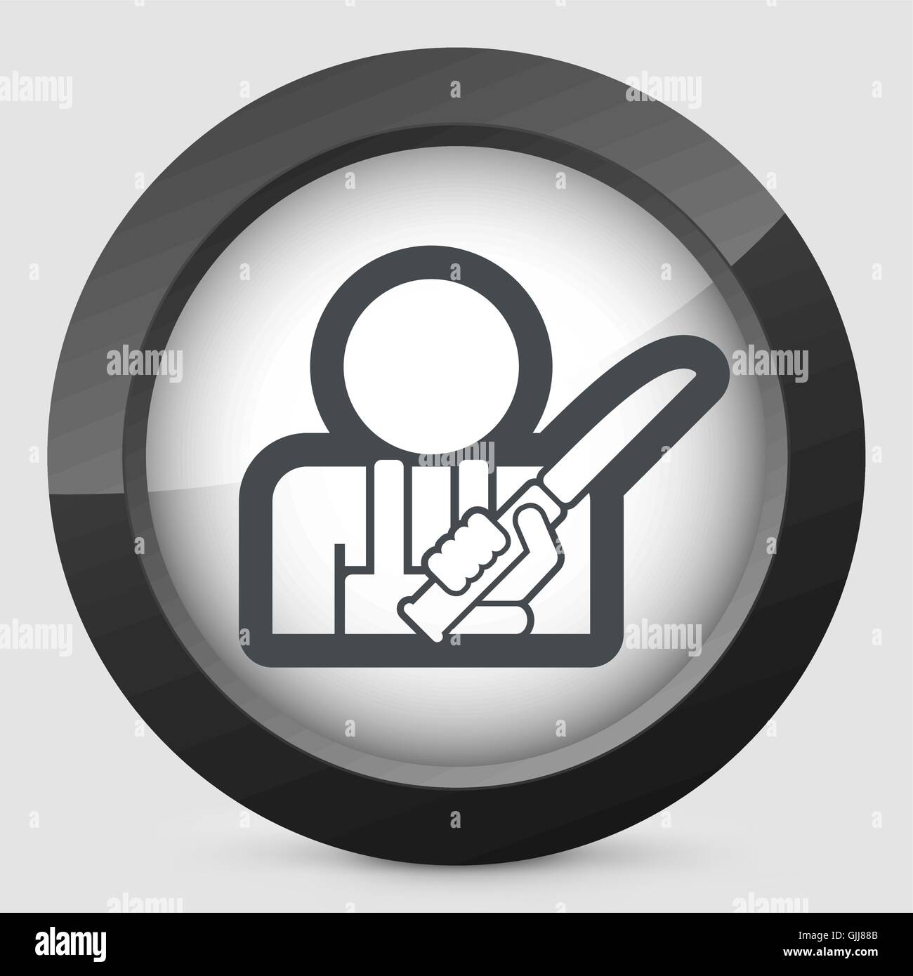 Butcher symbol Stock Vector Images - Alamy