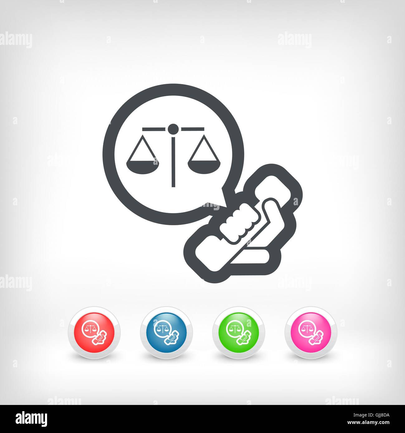 Legal assistance icon Stock Vector Image & Art - Alamy