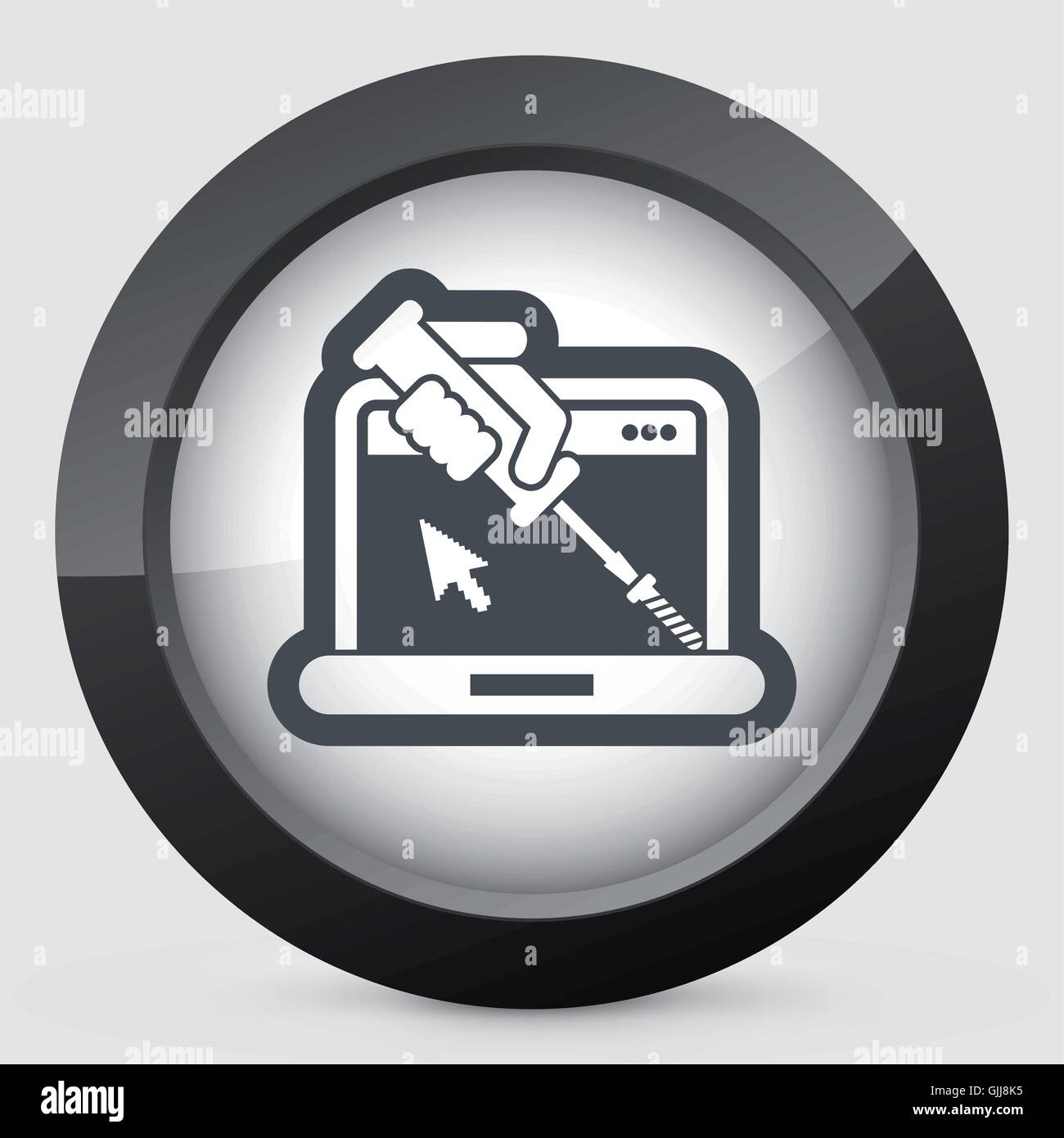 Computer assistance icon Stock Vector Image & Art - Alamy