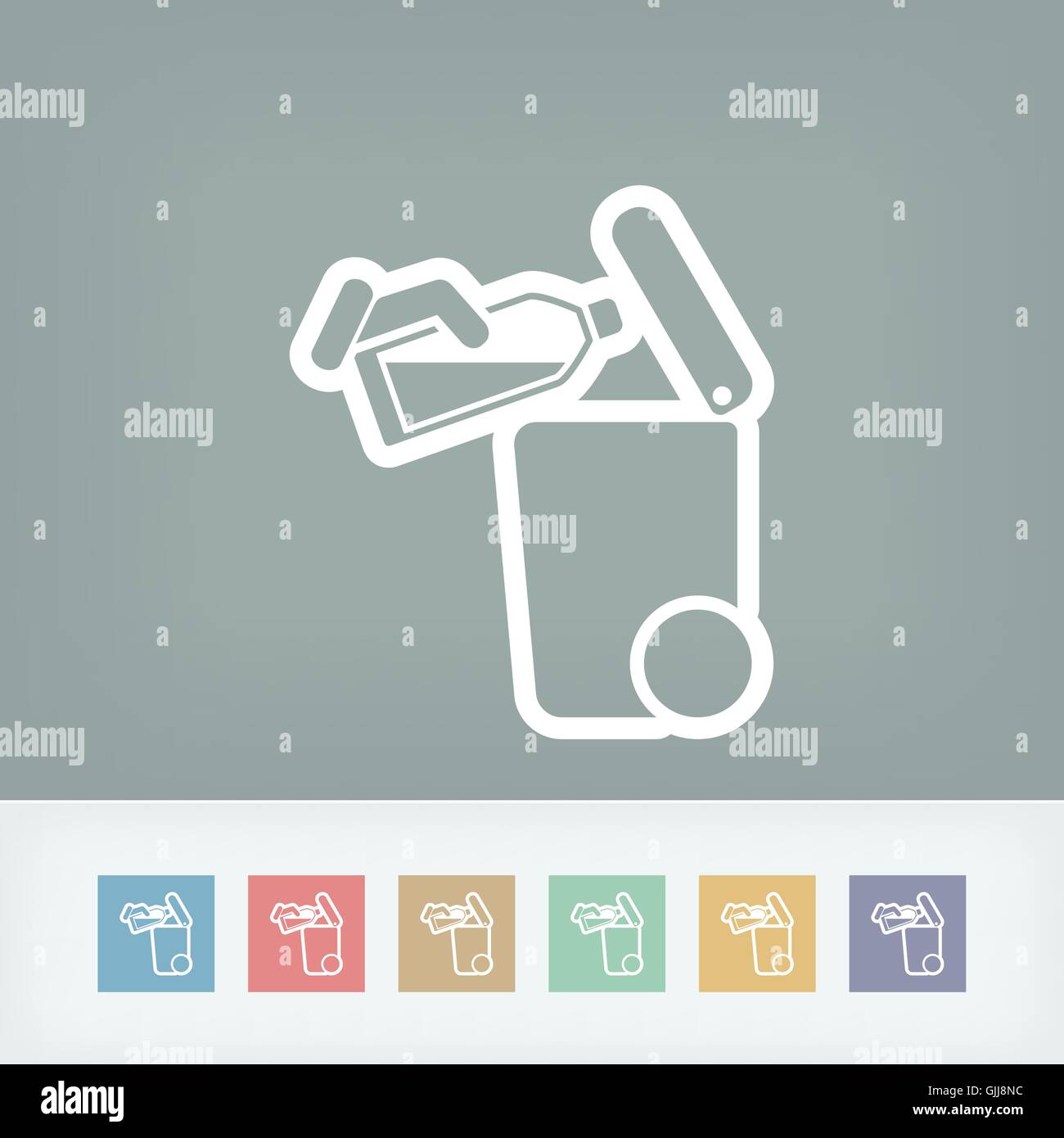 Separate waste collection icon Stock Vector Image & Art - Alamy