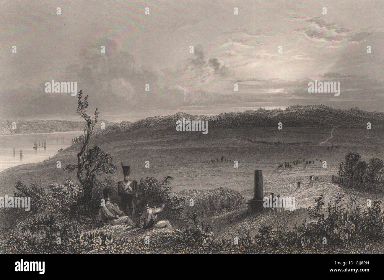 QUEBEC CITY. Plaines d'/Plains of Abraham, Battlefields Park. BARTLETT ...