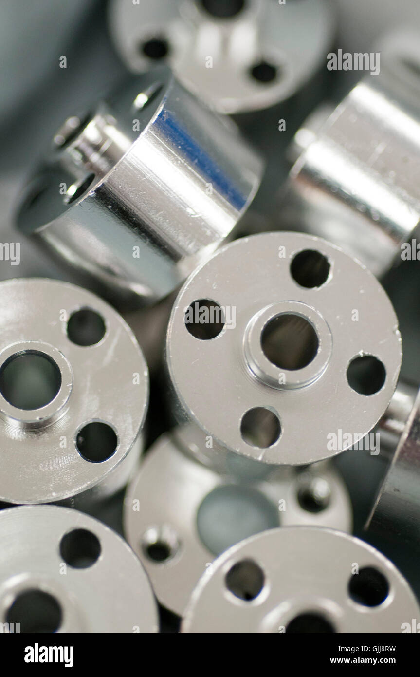 Metal components used in robotics Stock Photo - Alamy