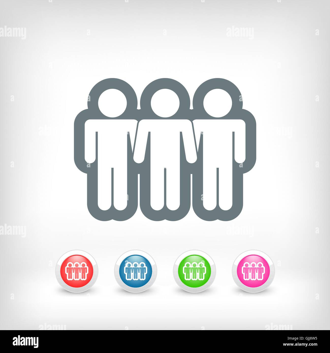 Pepole union icon Stock Vector Image & Art - Alamy