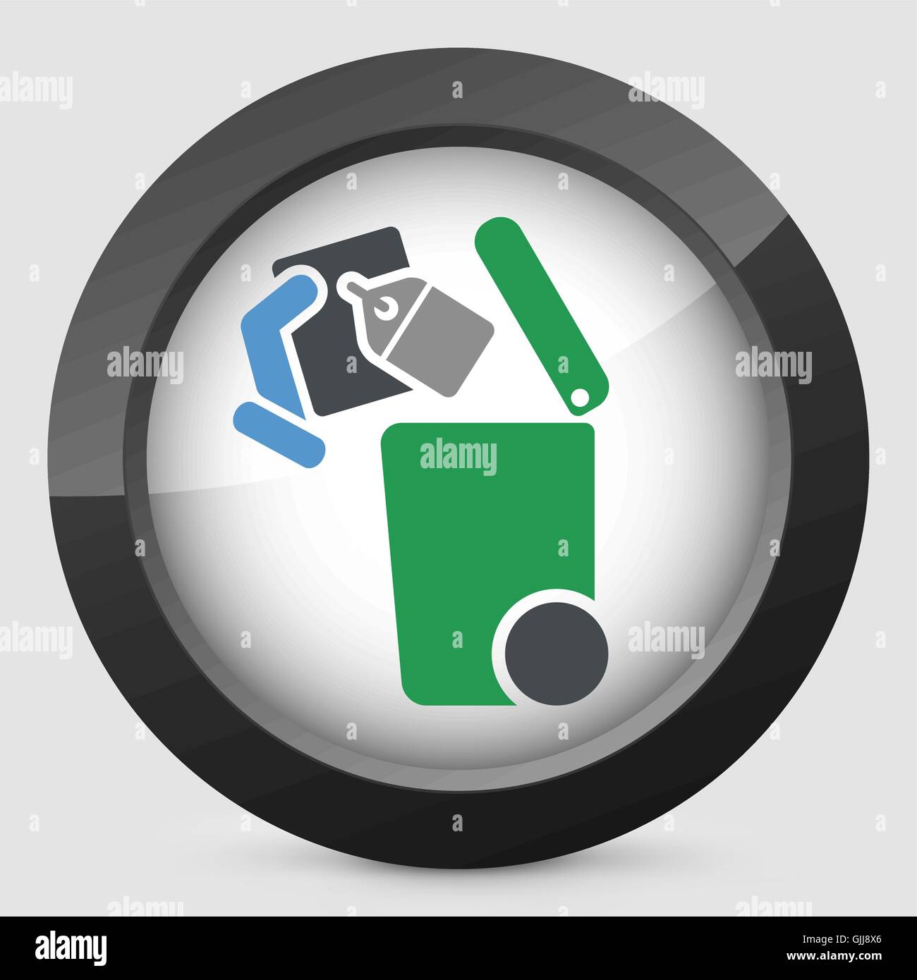 Separate waste collection icon Stock Vector Image & Art - Alamy